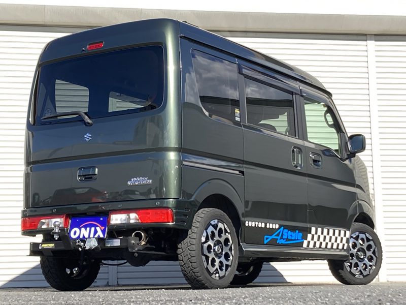 【入庫速報】エブリイワゴンJPターボ2WD AxStyleフルコンプリート【即納可能】 - 軽トラや軽バン・軽自動車・新車のカスタムショップ【AxStyleオニキス新青梅】