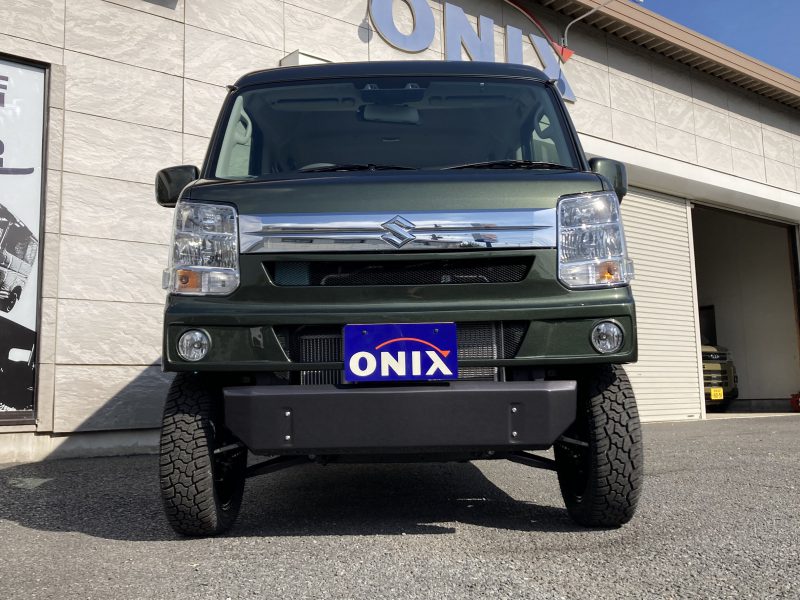 エブリイワゴンリフトアップカスタムコンプリートカー - 軽トラや軽バン・軽自動車・新車のカスタムショップ【AxStyleオニキス新青梅】